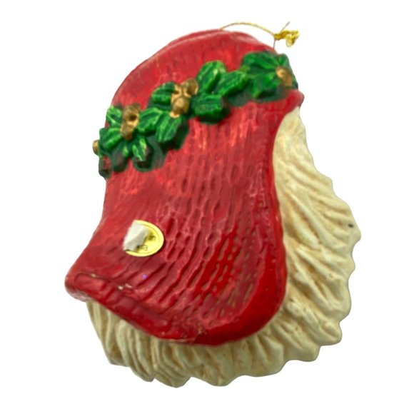 Vintage | Holiday | Vintage Hard Plastic Santa Claus Face Head ...